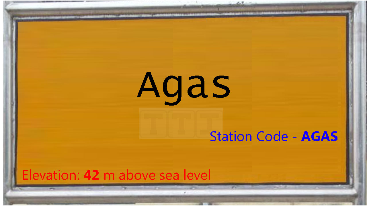 AGAS / Agas Railway Station | Train Arrival / Departure Timings at Agas