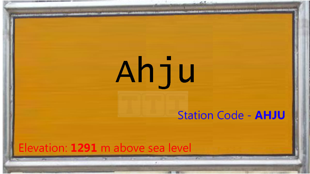 AHJU / Ahju Railway Station | Train Arrival / Departure Timings at Ahju