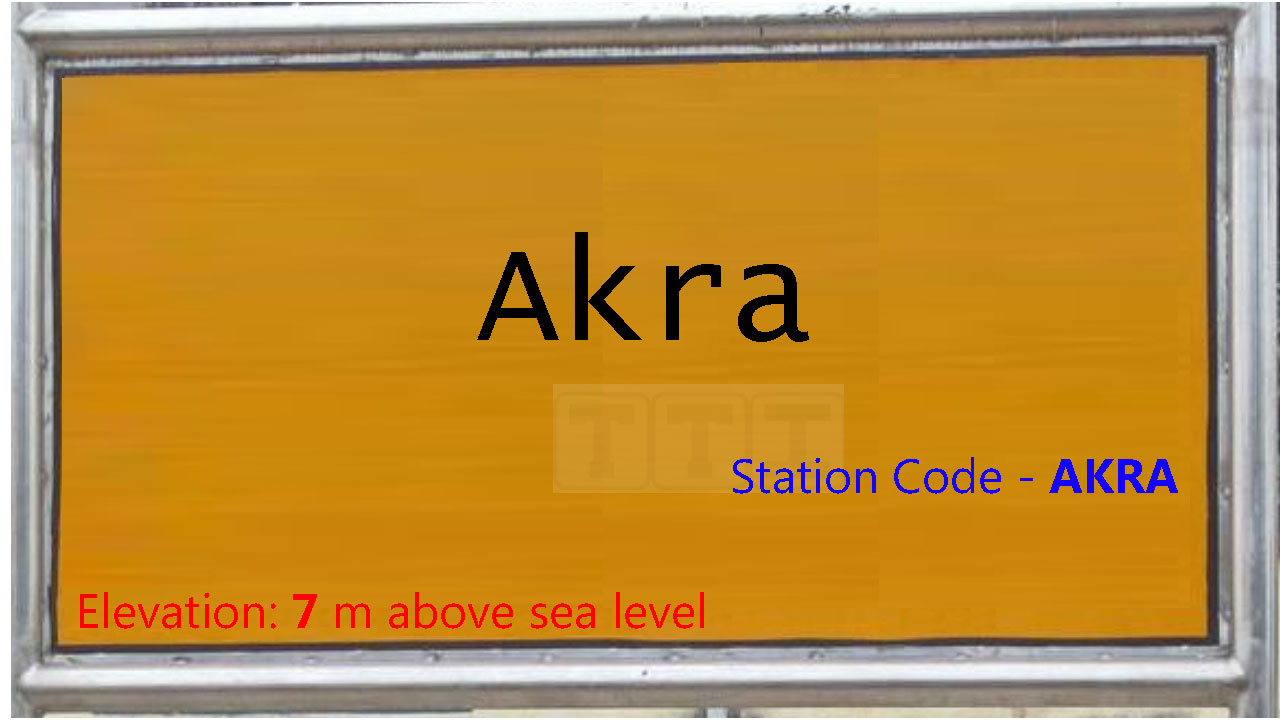 AKRA / Akra Railway Station | Train Arrival / Departure Timings at Akra