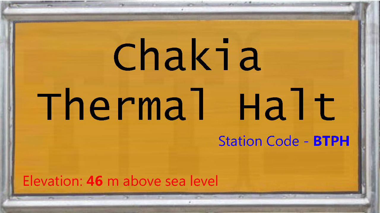 BTPH / Chakia Thermal Halt Railway Station | Train Arrival / Departure ...