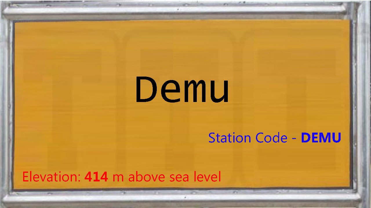 DEMU / Demu Railway Station | Train Arrival / Departure Timings at Demu