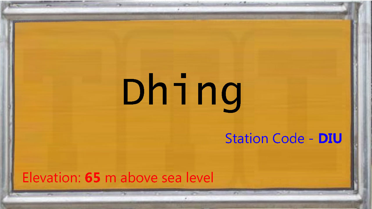DIU / Dhing Railway Station | Train Arrival / Departure Timings at Dhing