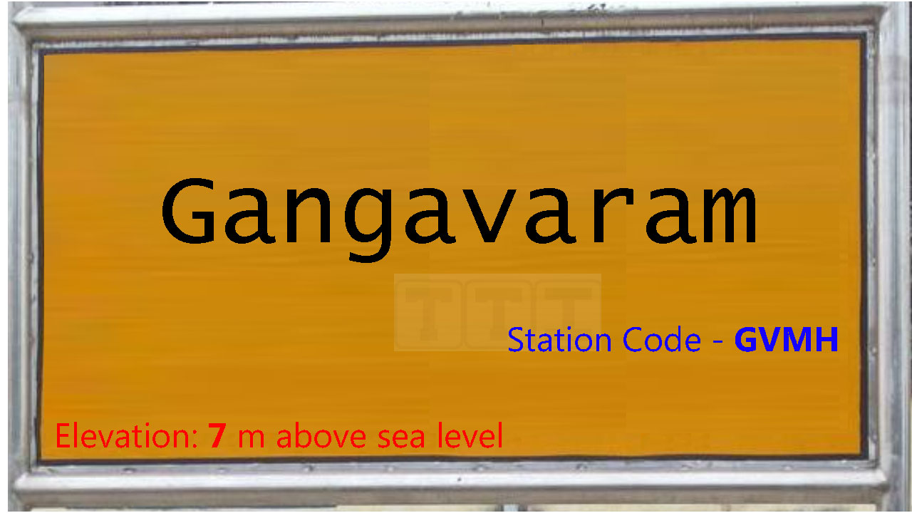 GVMH / Gangavaram Railway Station | Train Arrival / Departure Timings ...