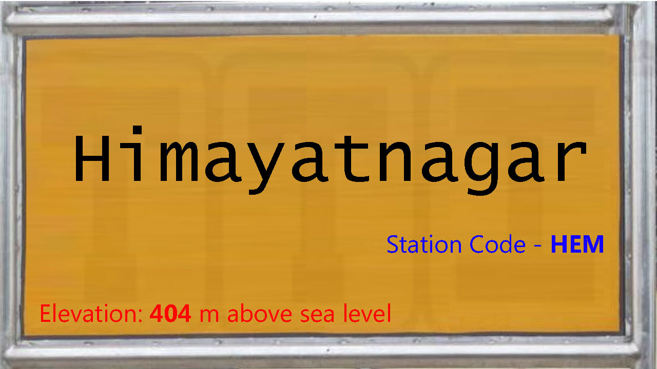 HEM / Himayatnagar Railway Station | Train Arrival / Departure Timings ...