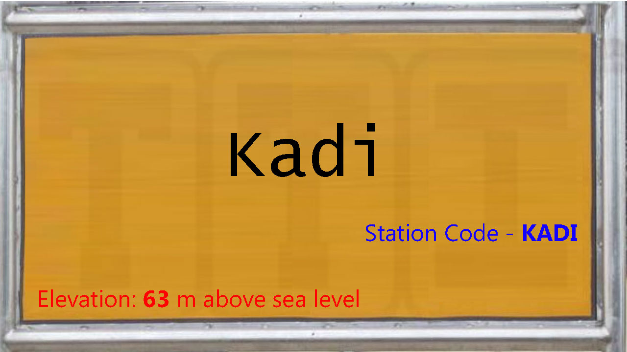 KADI / Kadi Railway Station | Train Arrival / Departure Timings at Kadi