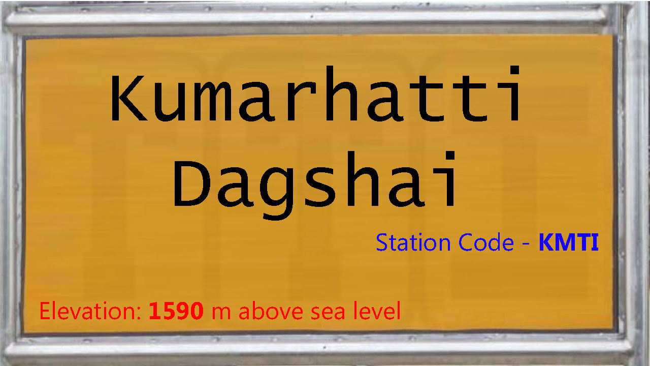 KMTI / Kumarhatti Dagshai Railway Station | Train Arrival / Departure ...