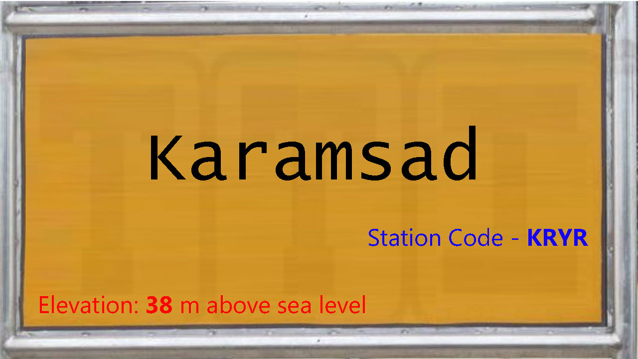 KRYR / Karamsad Railway Station | Train Arrival / Departure Timings at ...