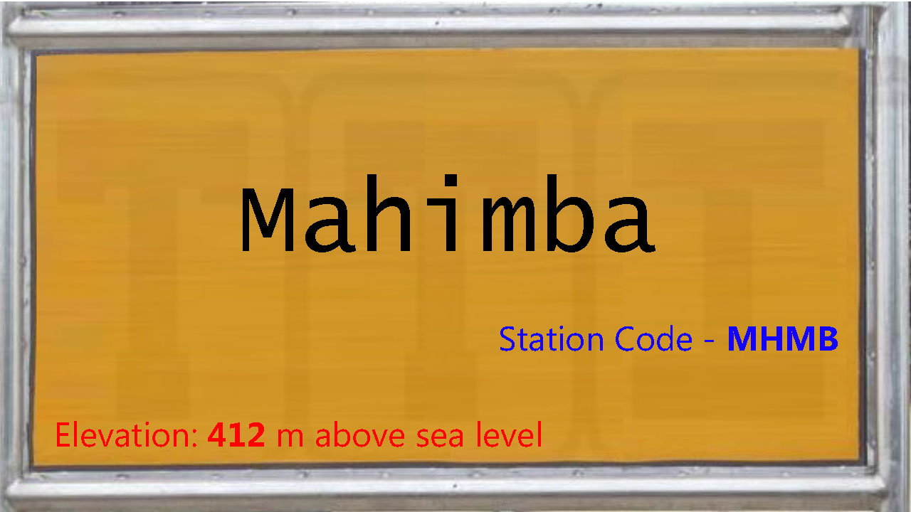 MHMB / Mahimba Railway Station | Train Arrival / Departure Timings at ...