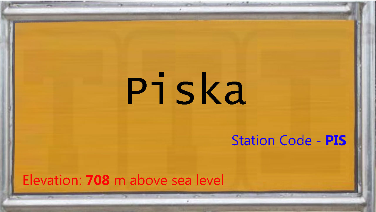 PIS / Piska Railway Station | Train Arrival / Departure Timings at Piska
