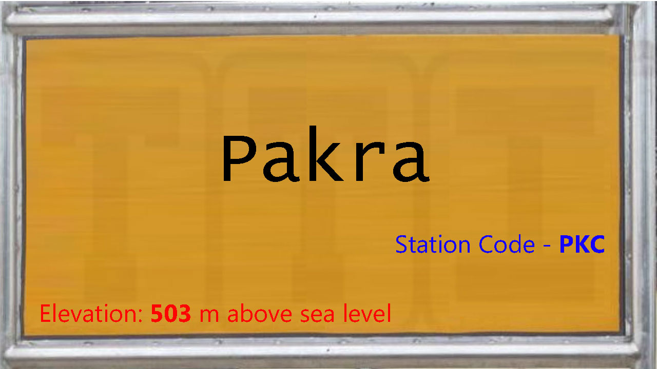 PKC / Pakra Railway Station | Train Arrival / Departure Timings at Pakra