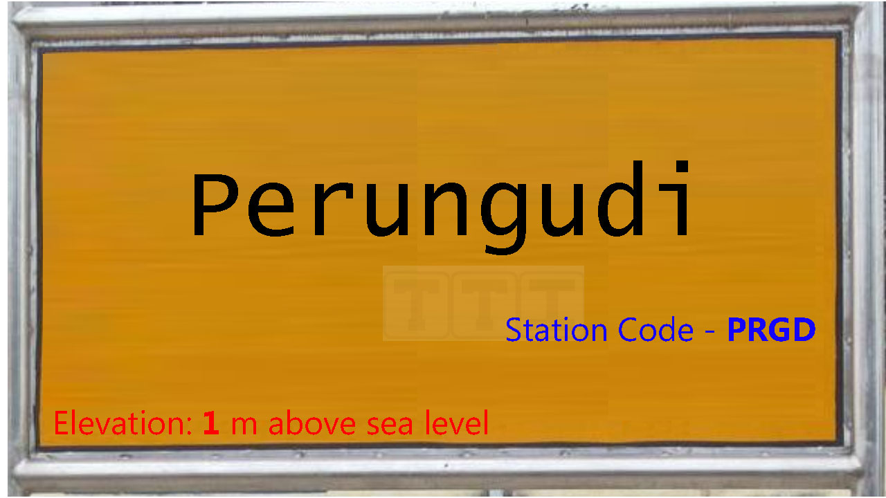 PRGD / Perungudi Railway Station | Train Arrival / Departure Timings at ...