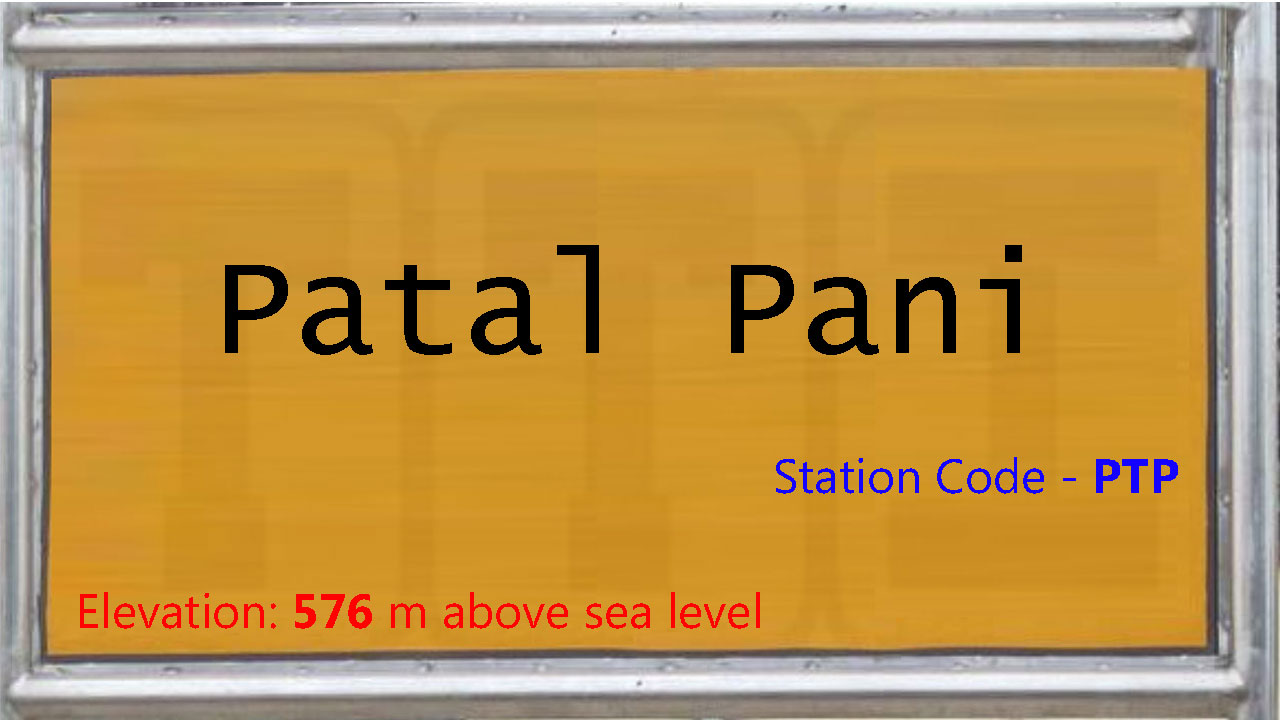 PTP / Patal Pani Railway Station | Train Arrival / Departure Timings at ...