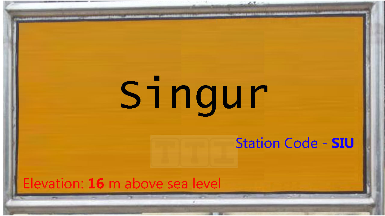 SIU / Singur Railway Station | Train Arrival / Departure Timings at Singur